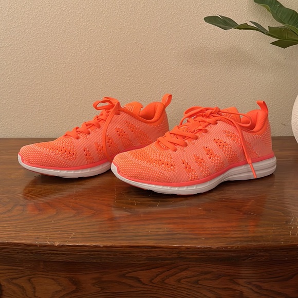 APL | Shoes | New Apl Tennis Shoes Techloom Pro Trainer Neon Orange ...